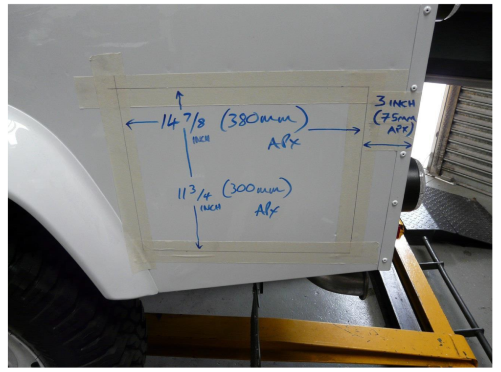 TF886 Terrafirma Stainless Steel LH Rear Wheel Arch Side Locker – ALL ...